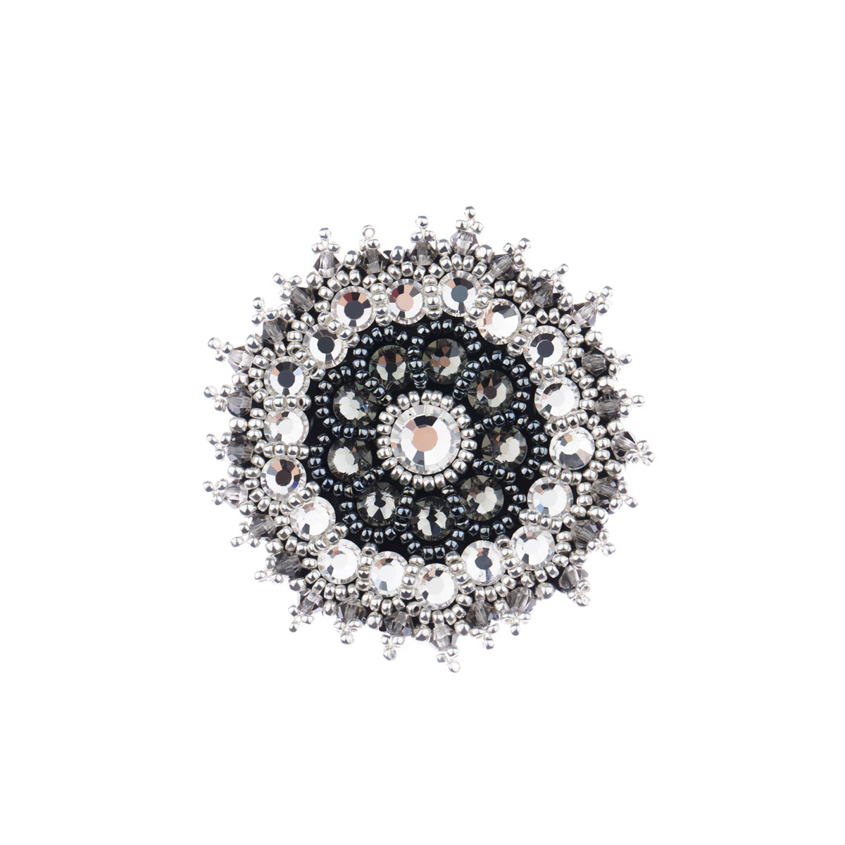 Coco No. 301 Handmade Brooch with Swarovski Crystals | Luxury Brooches ...